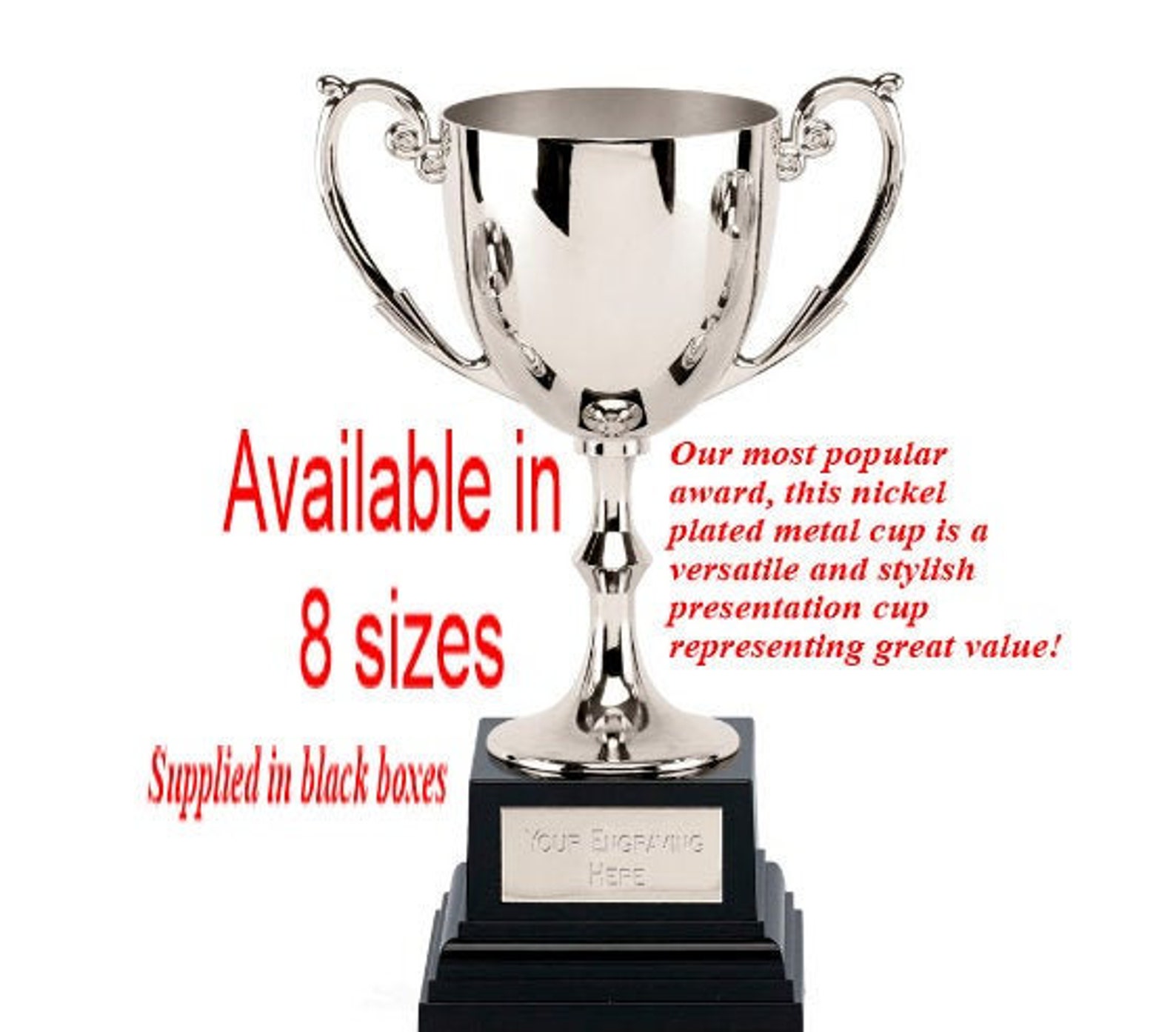 Silver Metal Trophy Cup - Trophy Cast Cup - Personalized Engraving - Etsy