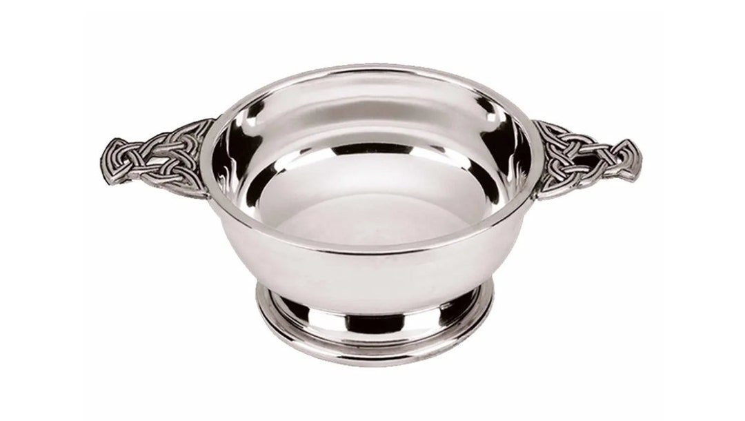 Pewter Quaich Bowl - Personalized Engraving and Logo - Etsy