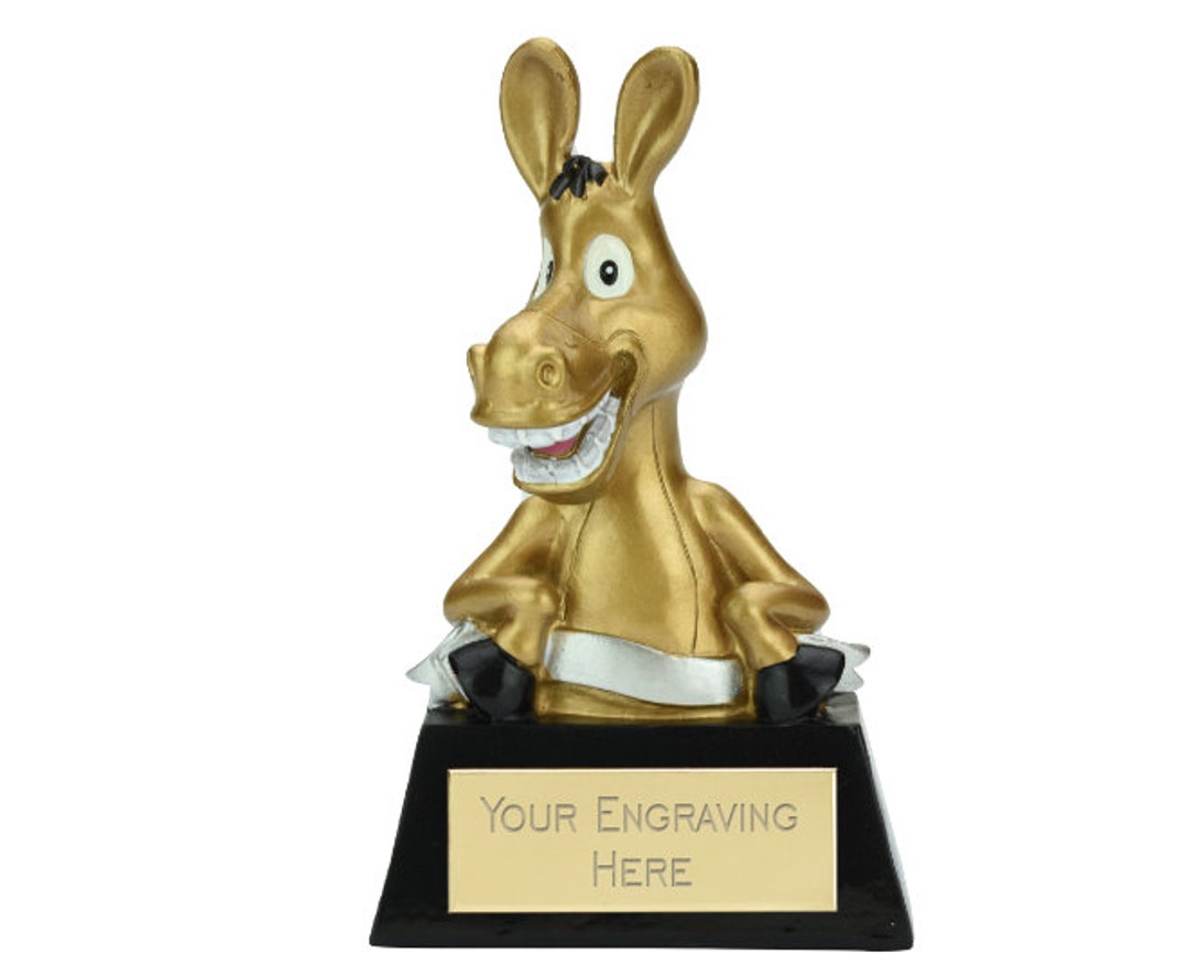 Donkey Award Personalized Engraving - Etsy