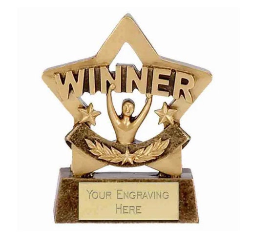Winner Award Trophy - Personalized Engraving - Etsy