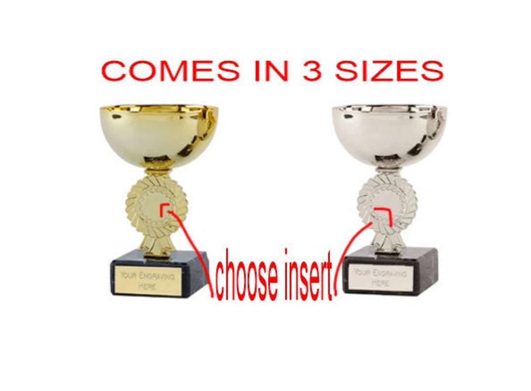 Trophy Metal Cup Gold and Silver Cup - Trophy Cup - Award Trophy ...