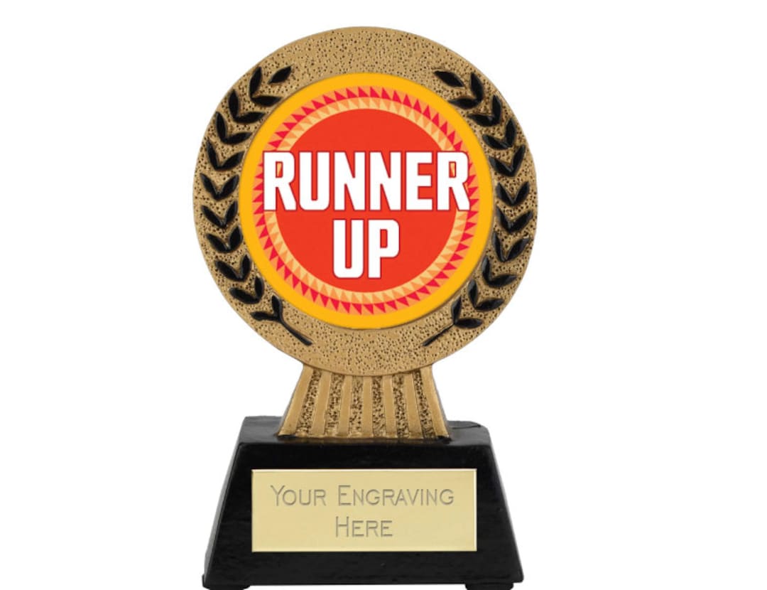 Runner up Award Trophy - Personalized Engraving - Etsy