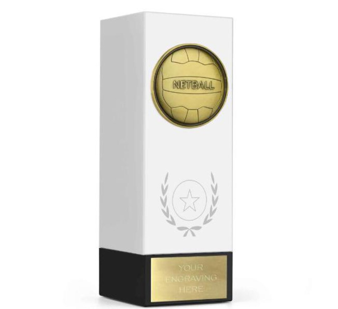 Netball Block Award - Personalized Engraving - Etsy