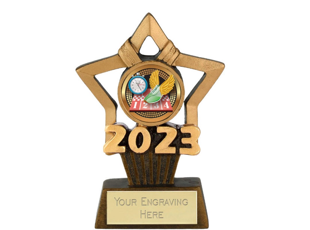 Athletics 2023 Award Trophy Personalized Engraving - Etsy