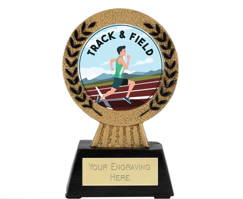 Track and Field Male Award Trophy - Personalized Engraving - Etsy