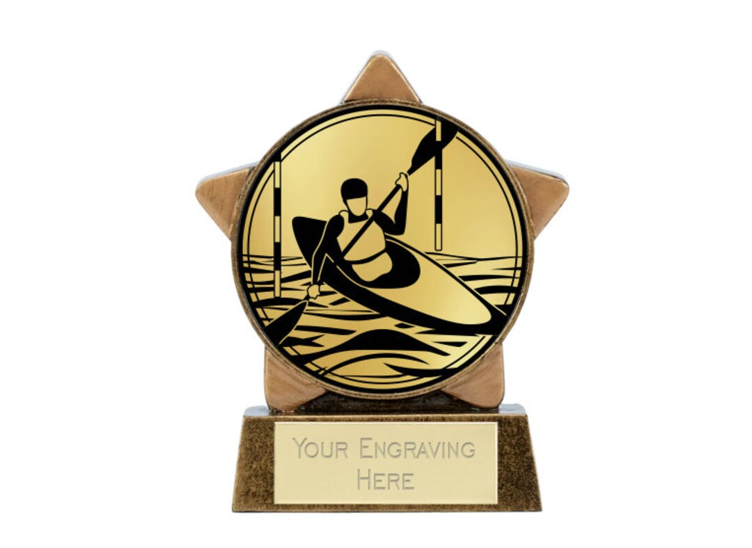 Canoeing Award Trophy Personalized Engraving - Etsy