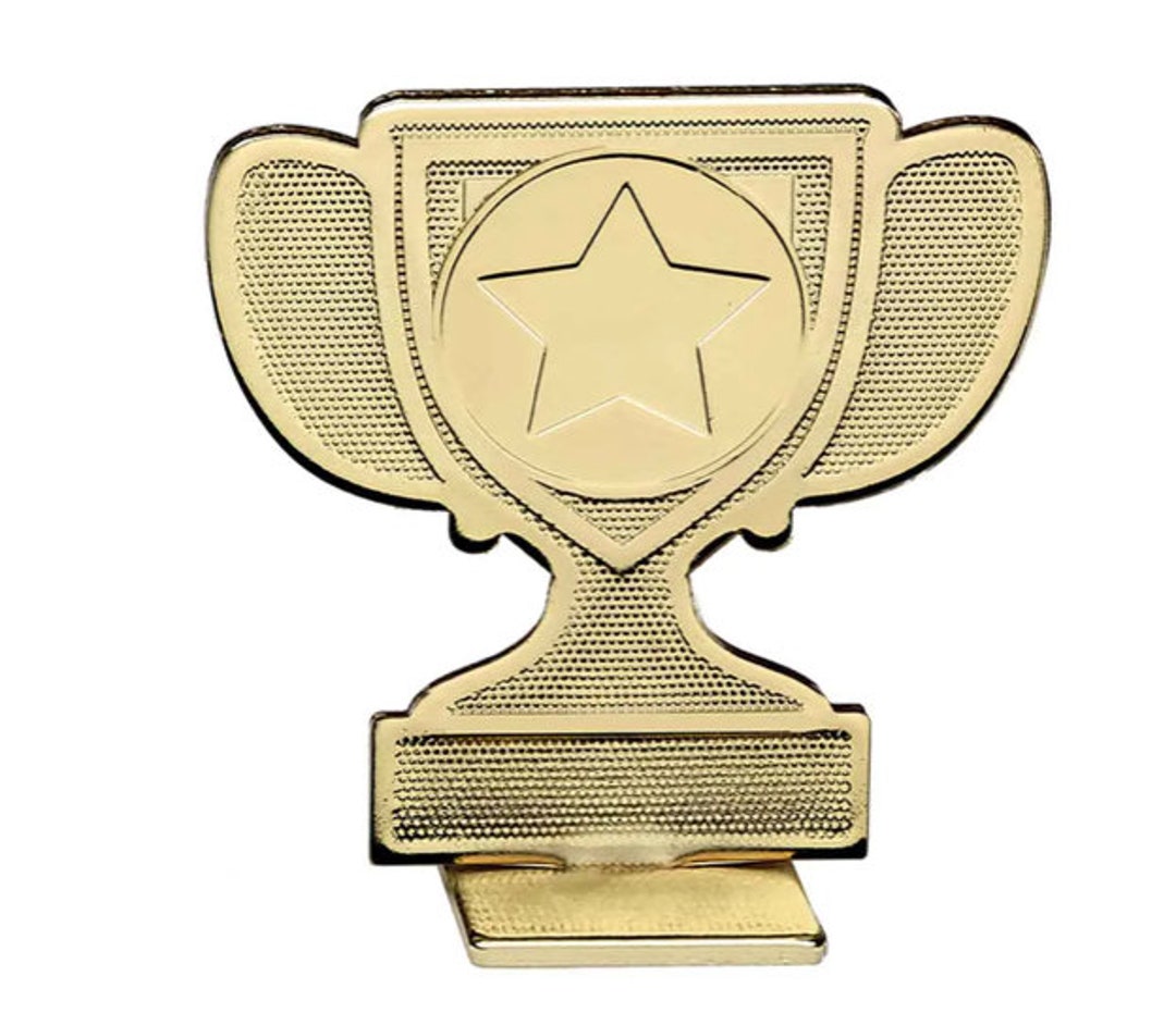 Self Standing Metal Cup Award - Gold, Silver, Bronze - Personalized ...