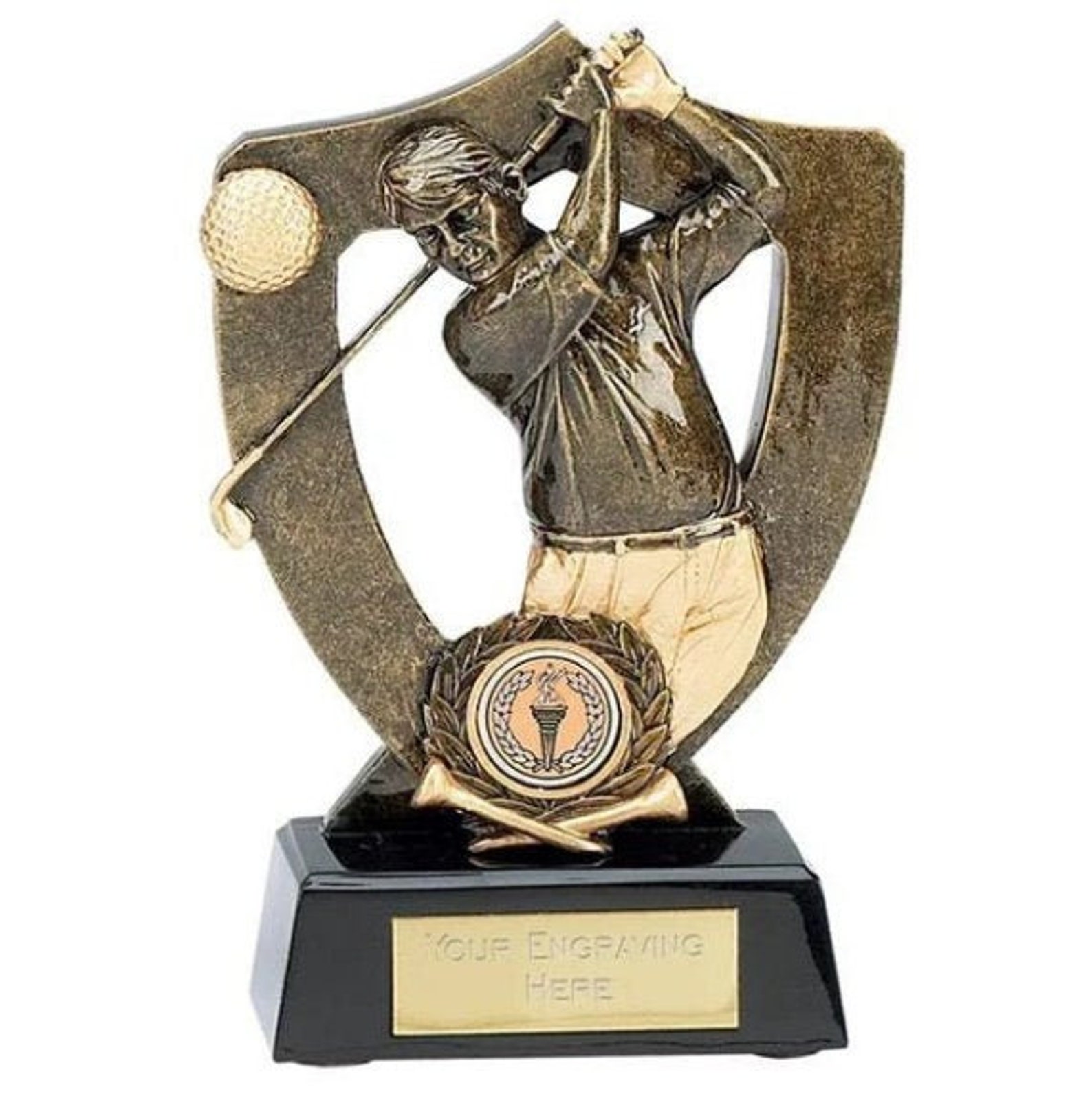 Golf Trophy Award Personalised Engraving Customise Insert - Etsy UK