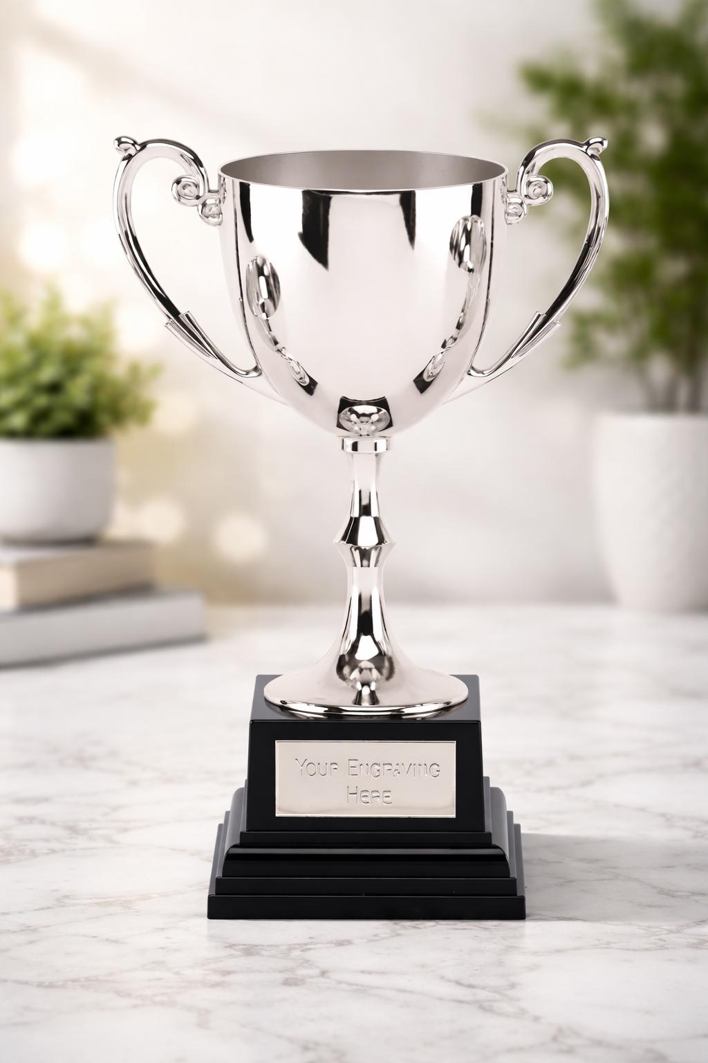 Silver Metal Trophy Cup - Personalized Engraving - Etsy