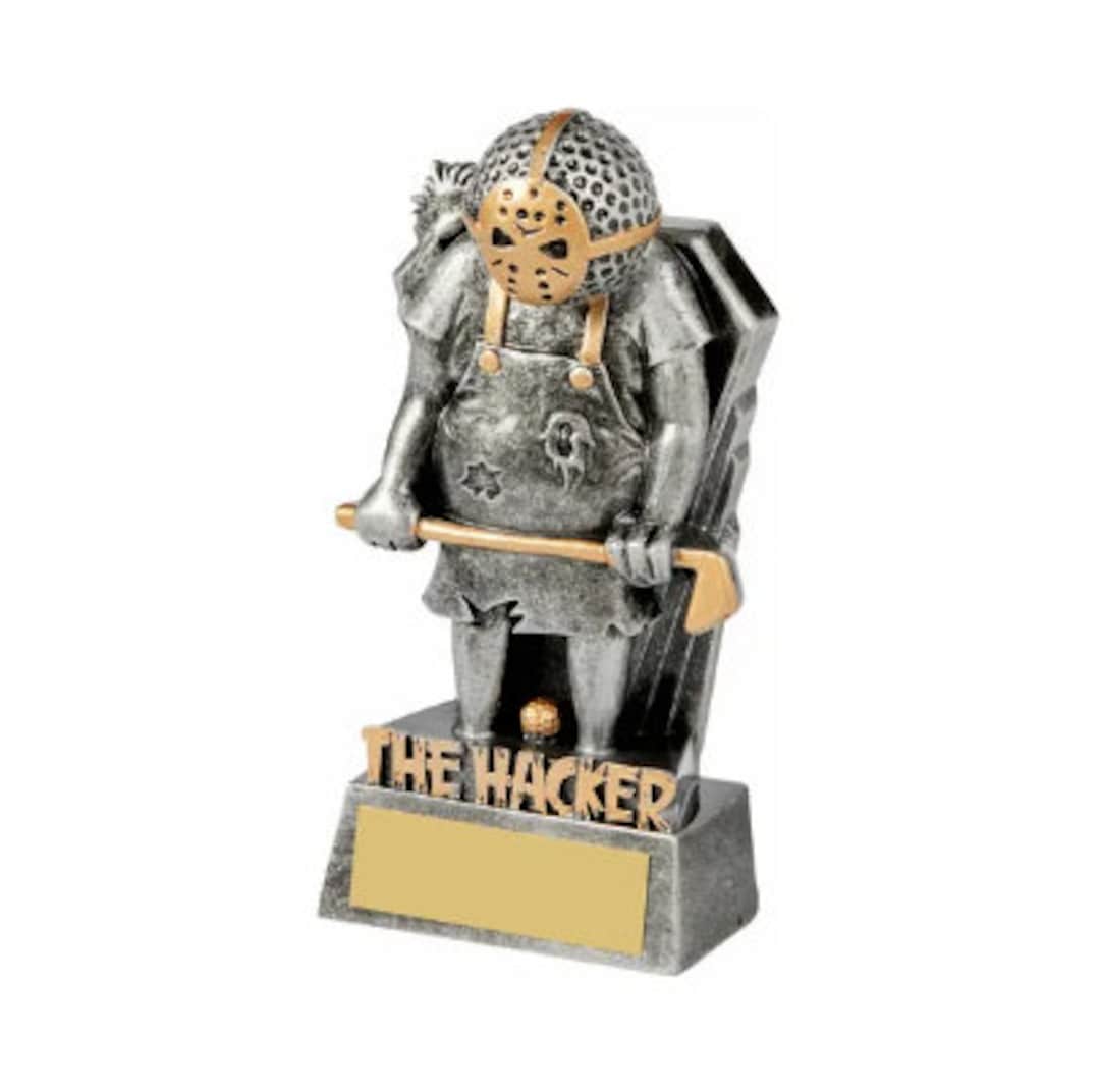 Golf the Hacker Award Trophy - Personalized Engraving - Etsy