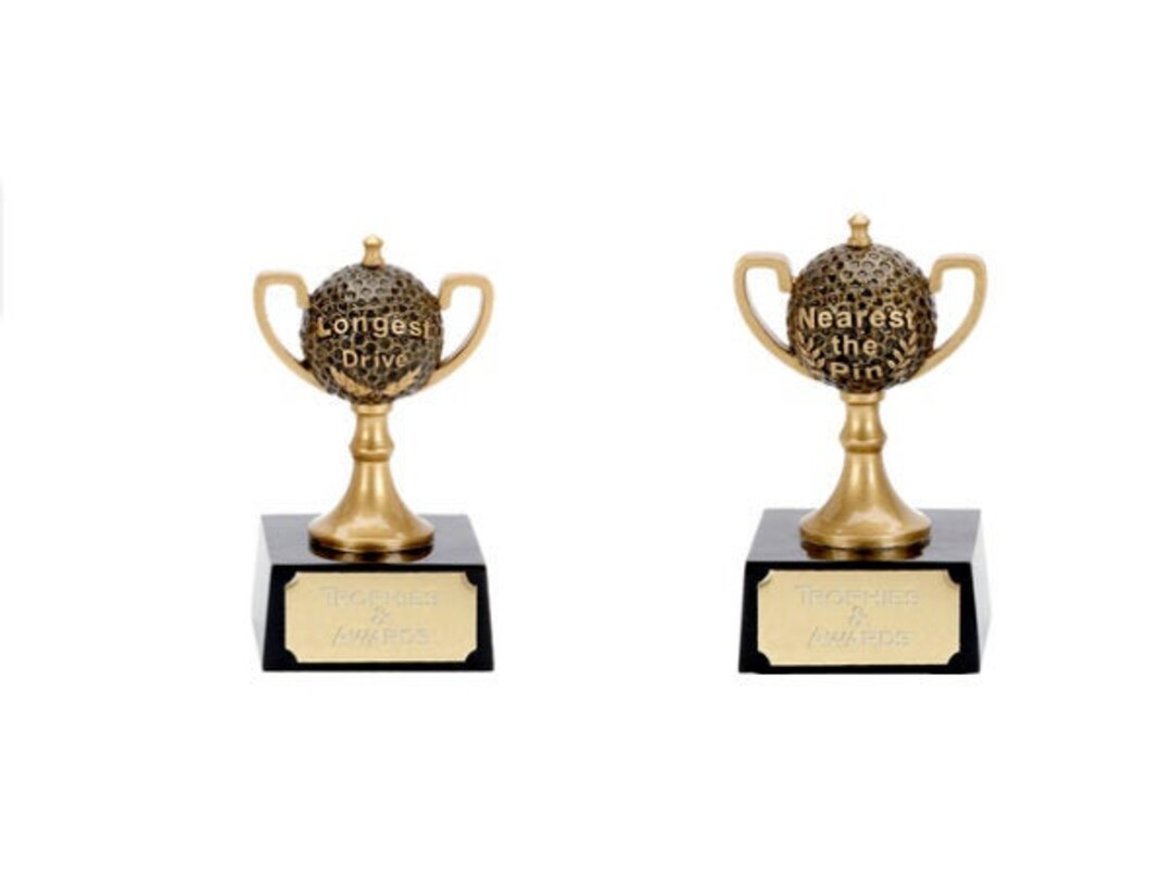 Golf Nearest the Pin and Golf Longest Drive Cup Trophy - Personalized ...