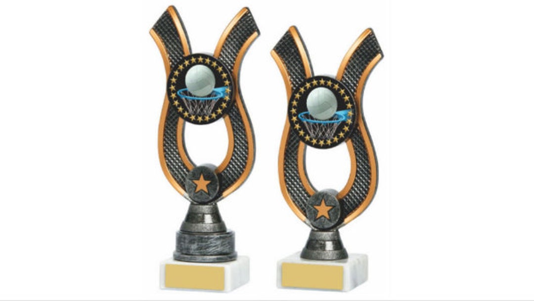 Netball Award Trophy - Personalized Engraving - Etsy