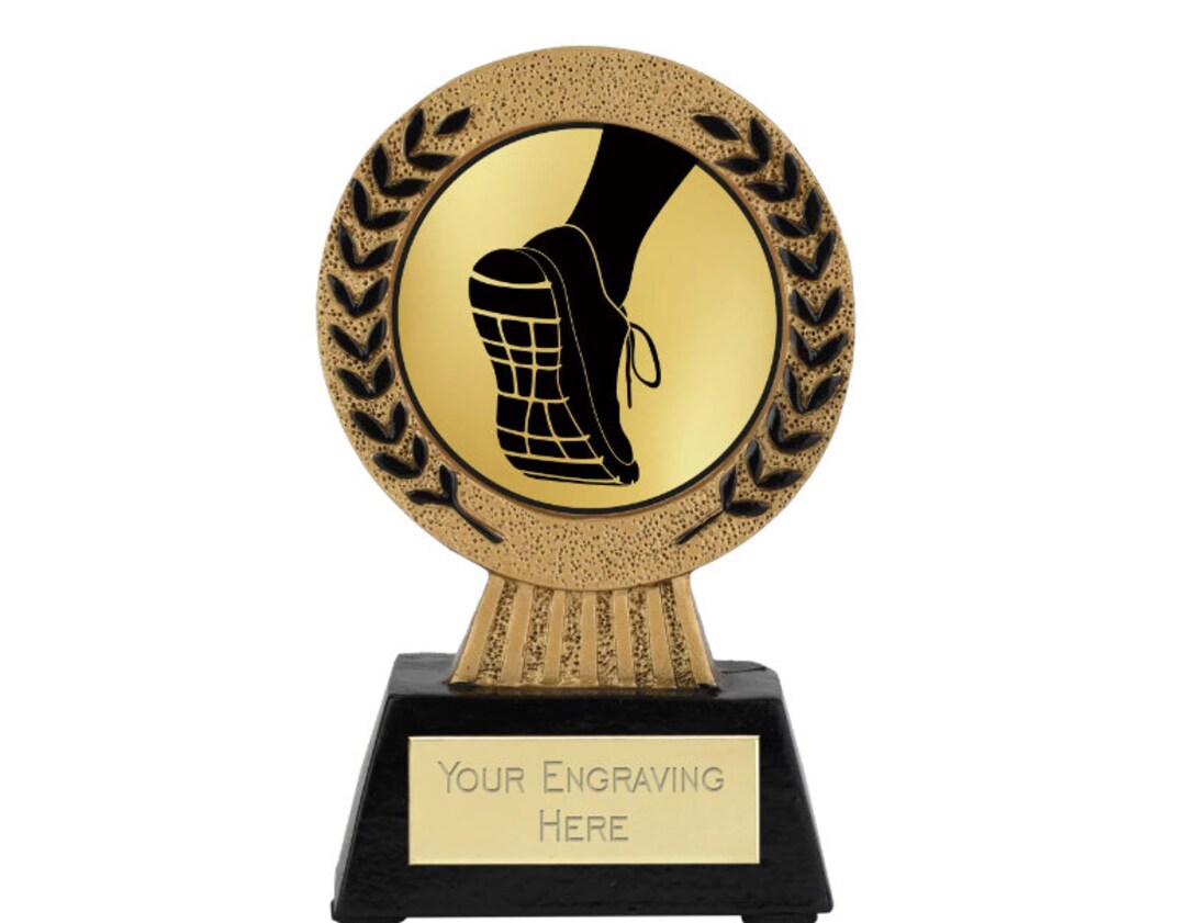 Running Shoe Award Trophy - Personalized Engraving - Etsy
