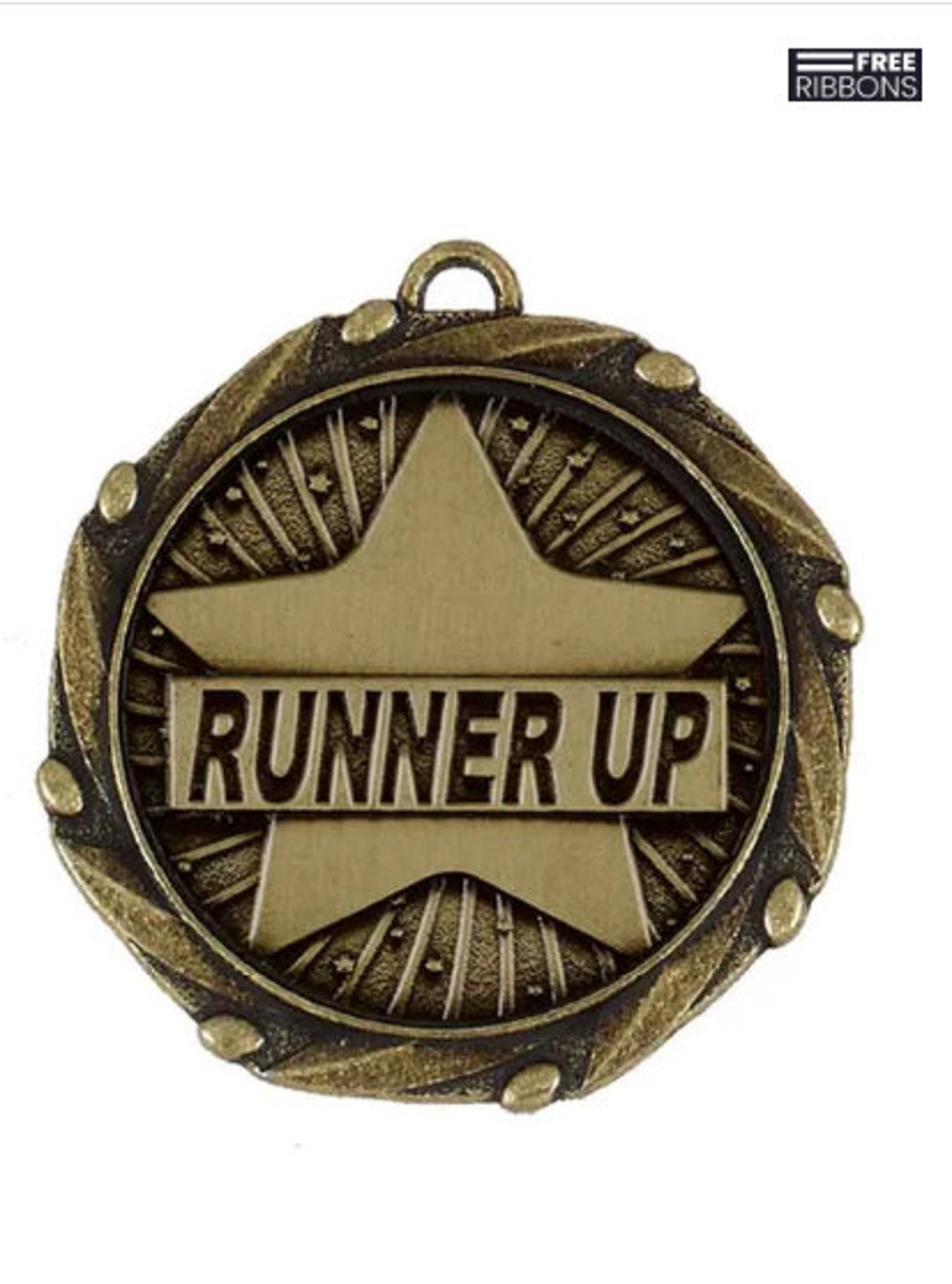 Runner up Medal With RWB Ribbon 45MM 1 3/4 - Etsy