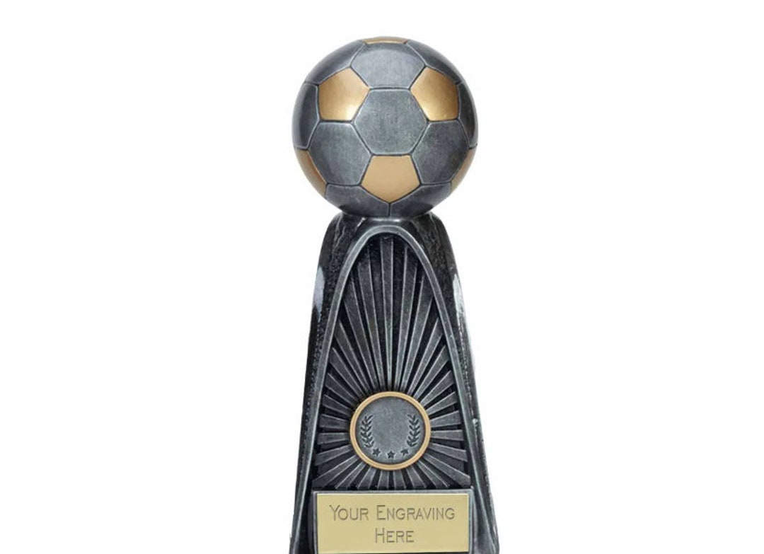 Football Ball Trophy Award - Personalised Engraving - Customise Insert ...