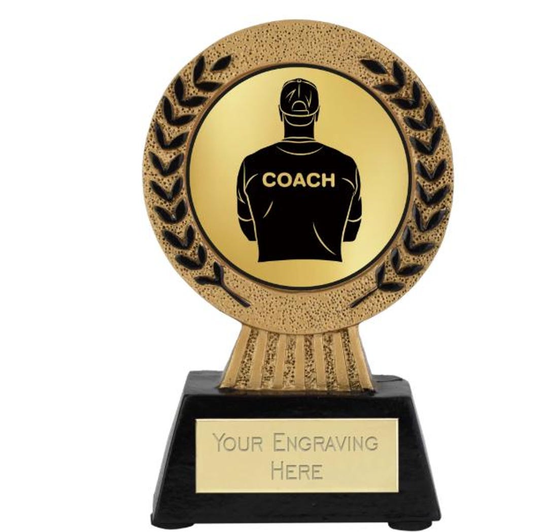 Coach Award - Personalized Engraving - Etsy