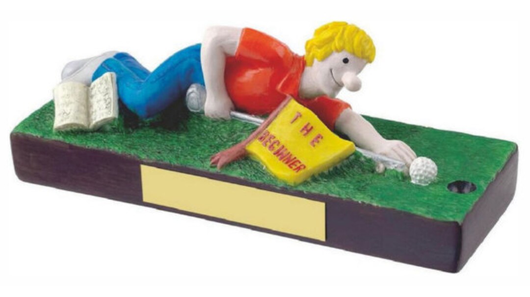 Golf the Beginner Award Trophy - Personalized Engraving - Etsy