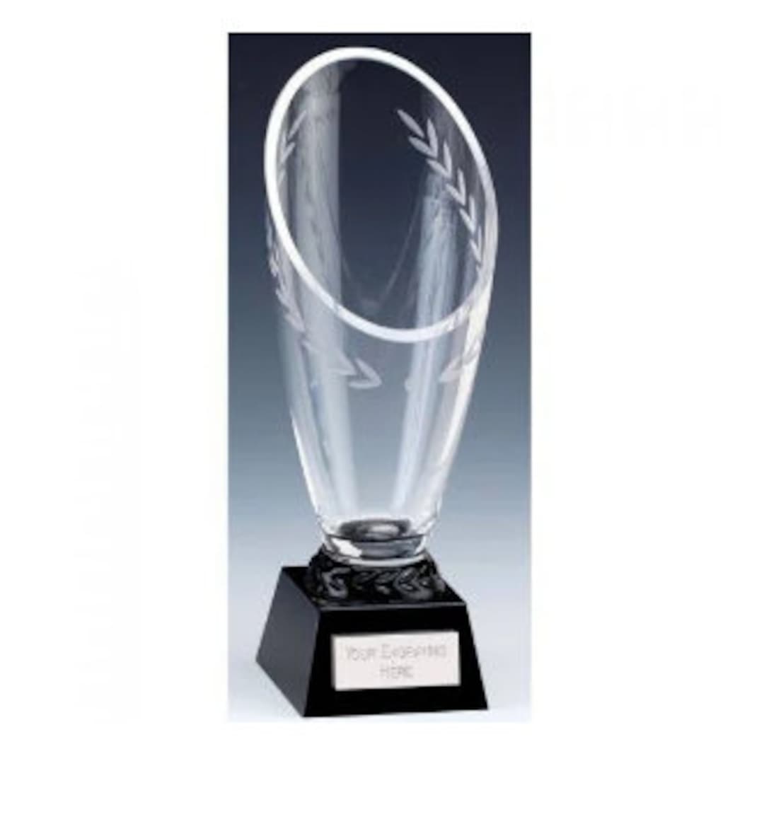 Glass Cup Trophy Award - Personalised Engraving - Gift Boxed - Etsy
