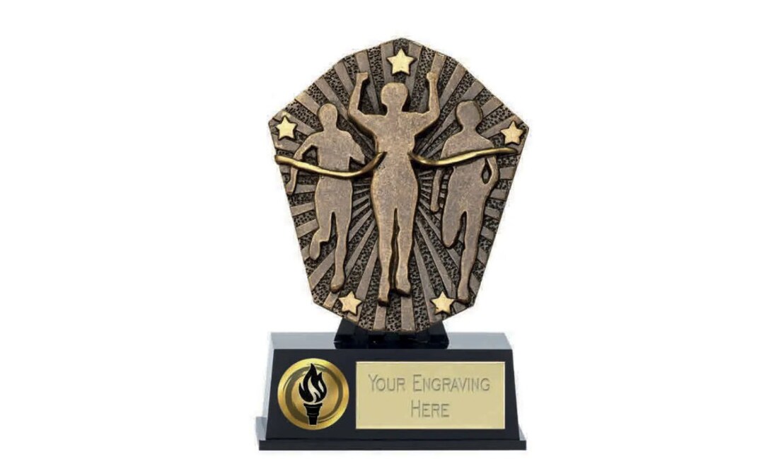 Running Award Trophy - Personalized Engraving - Customize Insert - Etsy