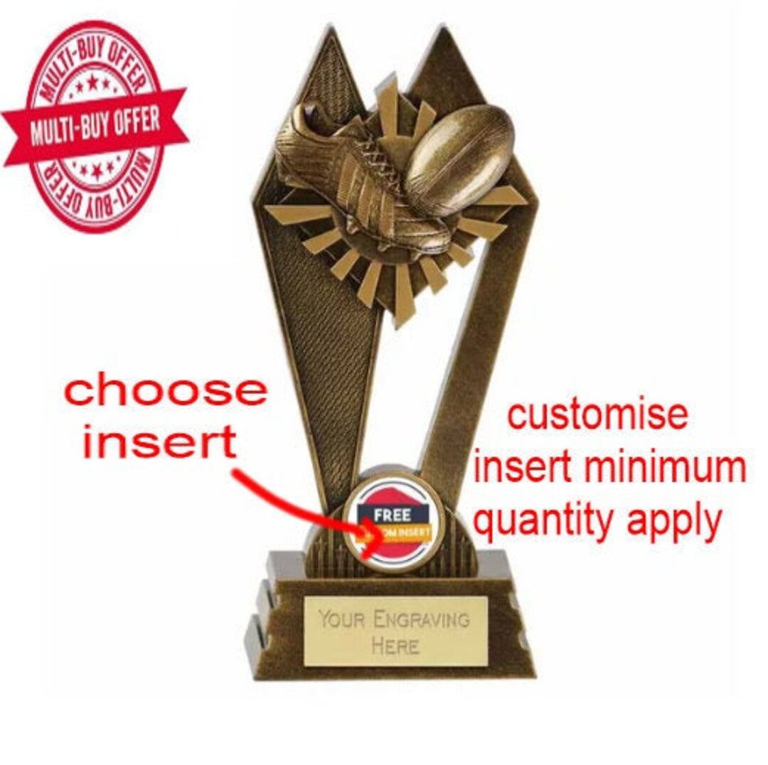 Rugby Trophy Award Trophy Award Trophy Personalised - Etsy