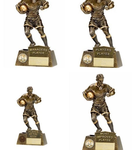 Rugby Trophy Award Male Personalised Engraving - Etsy UK