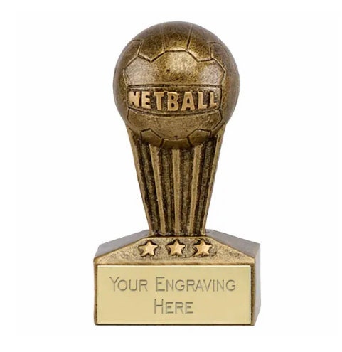 Netball Award Trophy Personalised Engraving | Etsy