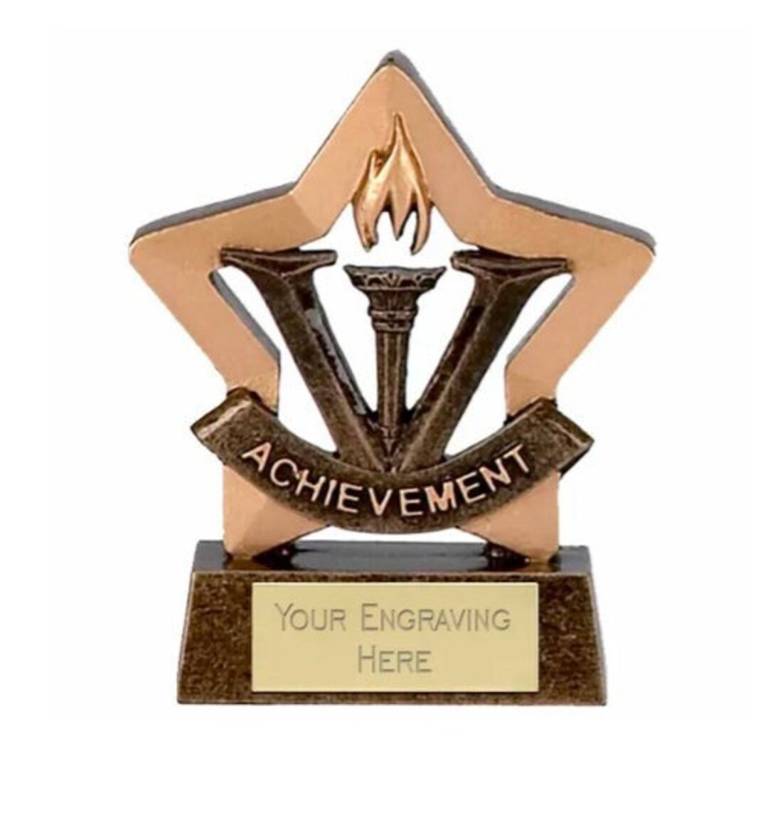 Achievement Award Trophy - Personalized Engraving - Etsy