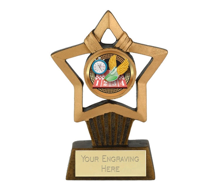 Athletics Award Trophy Personalized Engraving - Etsy