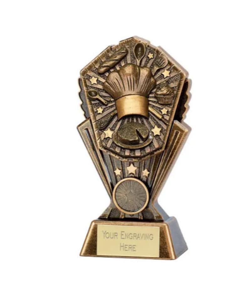 Chef Trophy Award CHEF COOKING TROPHY Personalized - Etsy