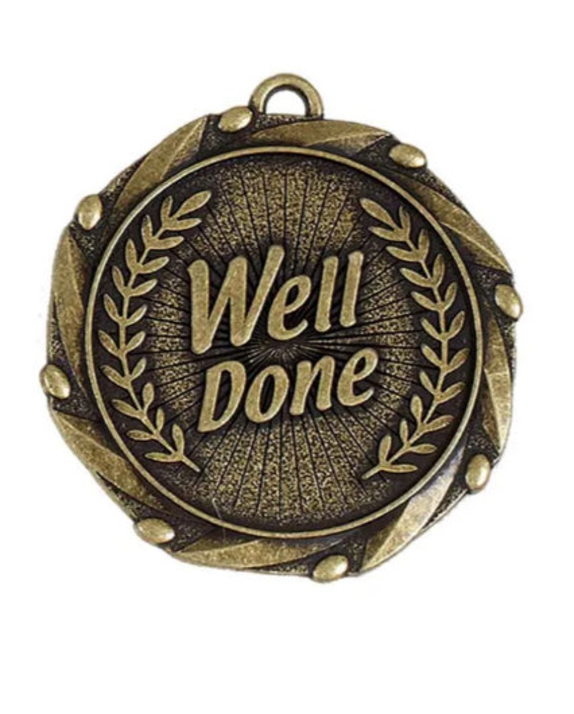Well Done Medal With RWB Ribbon 45MM 1 3/4 - Etsy UK