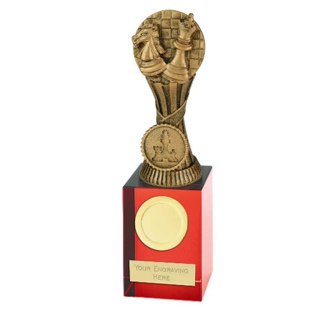 Chess Award Trophy - Personalized Engraving - Custom Insert - Etsy