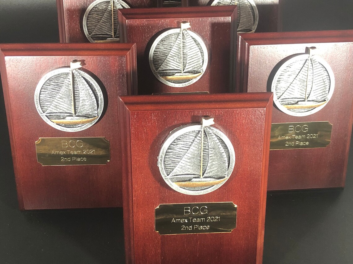 Sailing Wood Plaque Award Trophy Personalised Engraving - Etsy UK