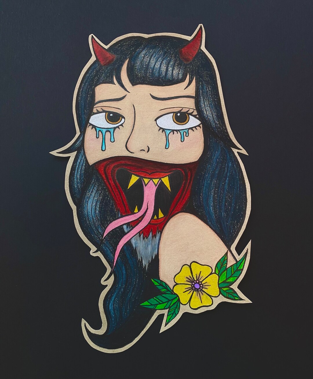 Man-eater Print - Etsy