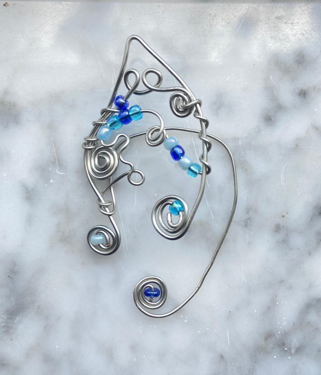 Beaded Elf Ear Cuff - Etsy