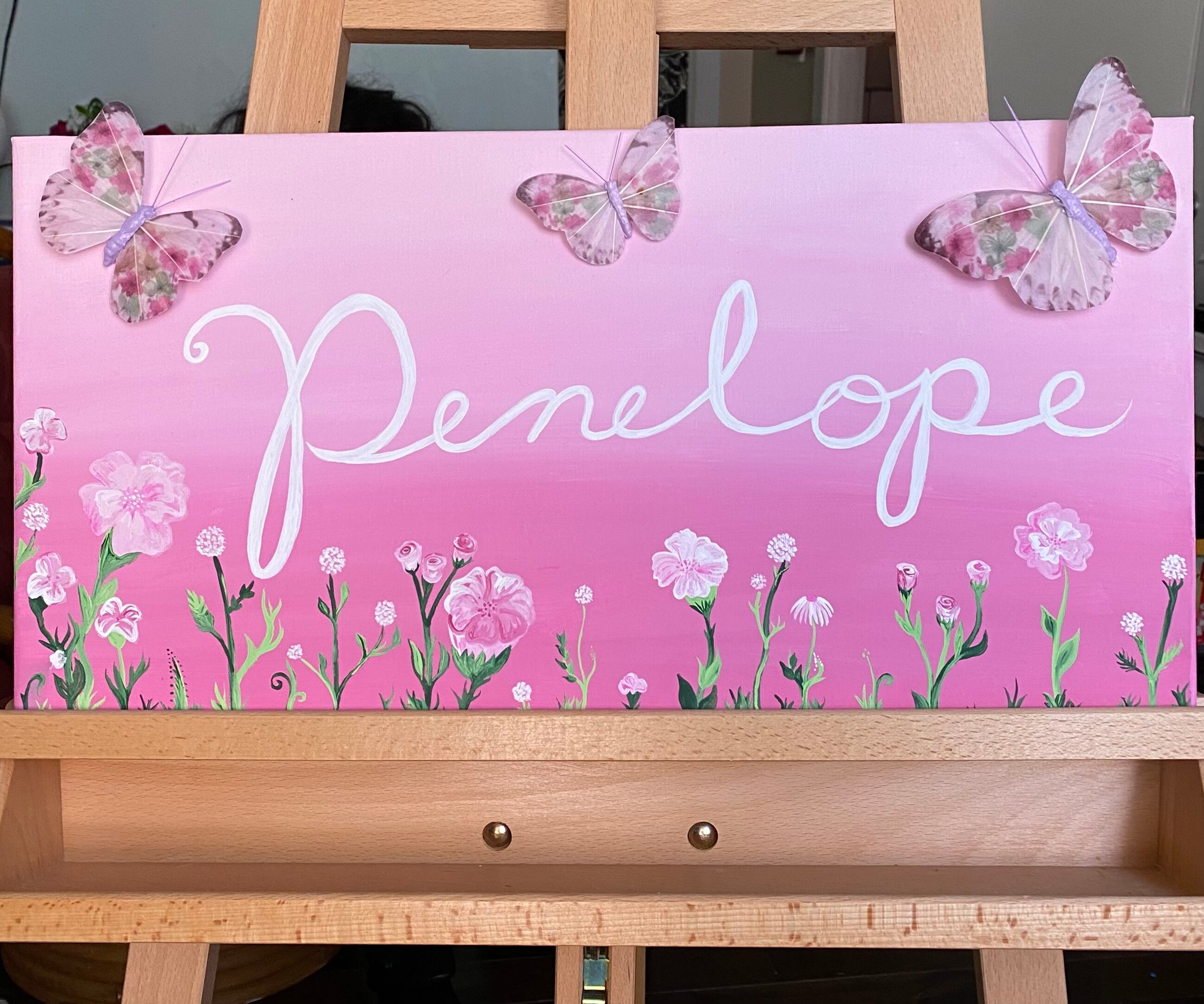Personalized Name Painting - Any Theme/ Gender! - Etsy