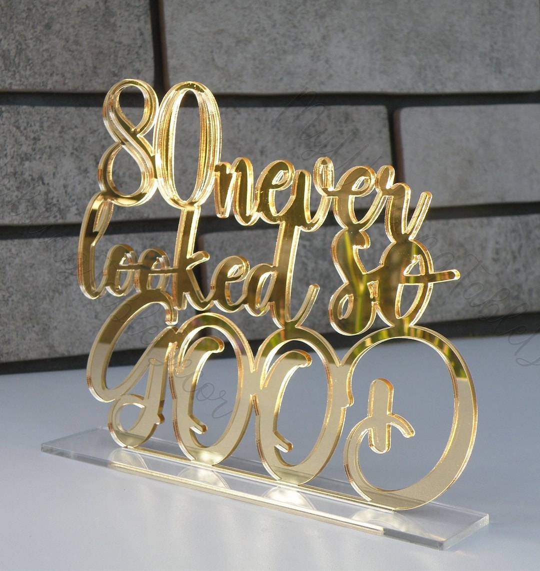 Freestanding Happy Birthday Sign Table Decoration, Happy Birthday Table ...