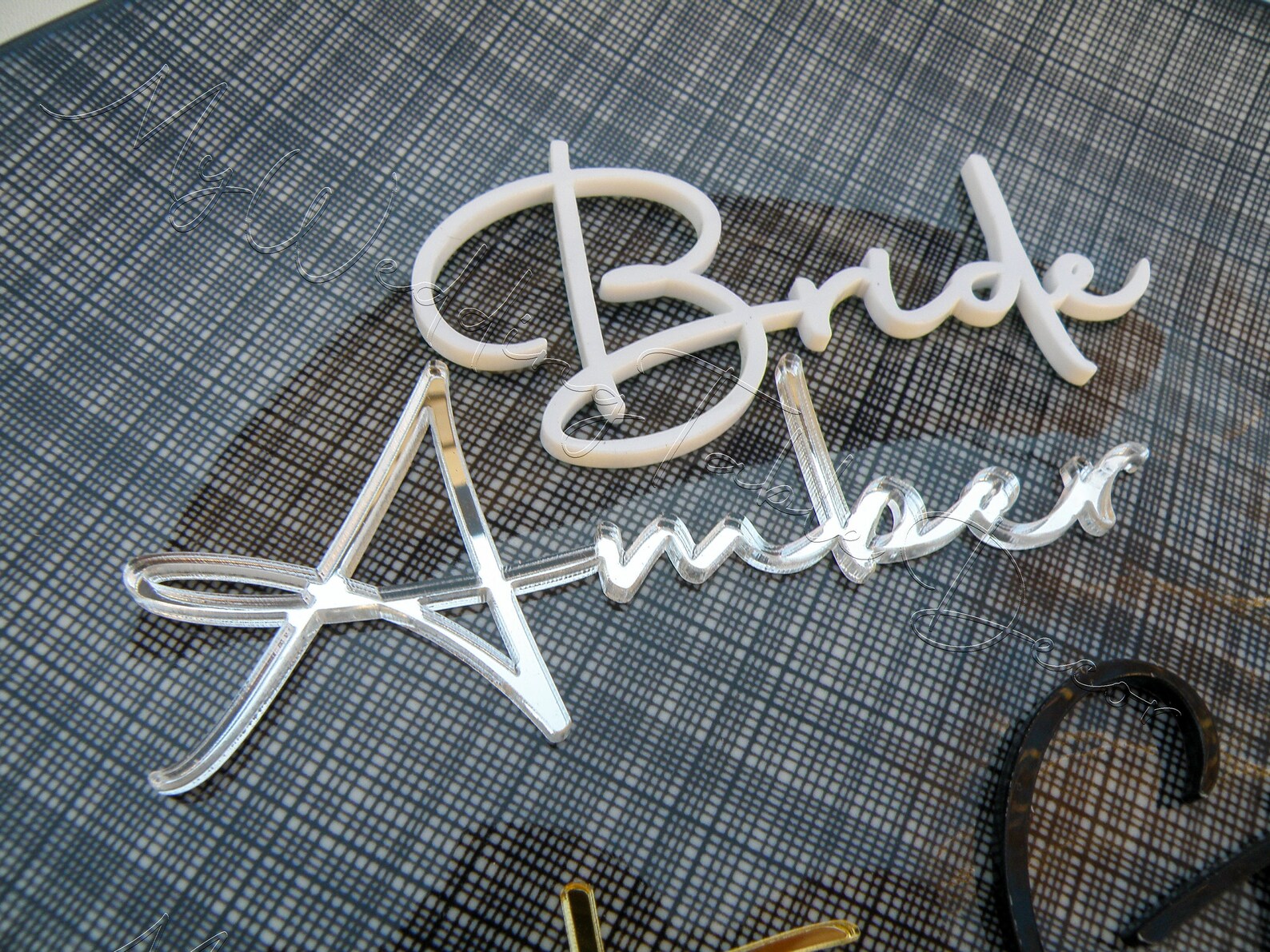 Custom Wedding Nameplates Wedding Name Cards Personalized | Etsy