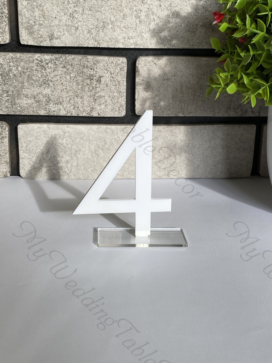 White Table Numbers for Wedding Decoration, Classic Theme Table Numbers ...