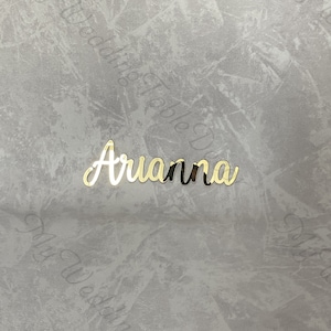 Gold Mirror Letters Gold Mirror Sign Golden Decoration - Etsy