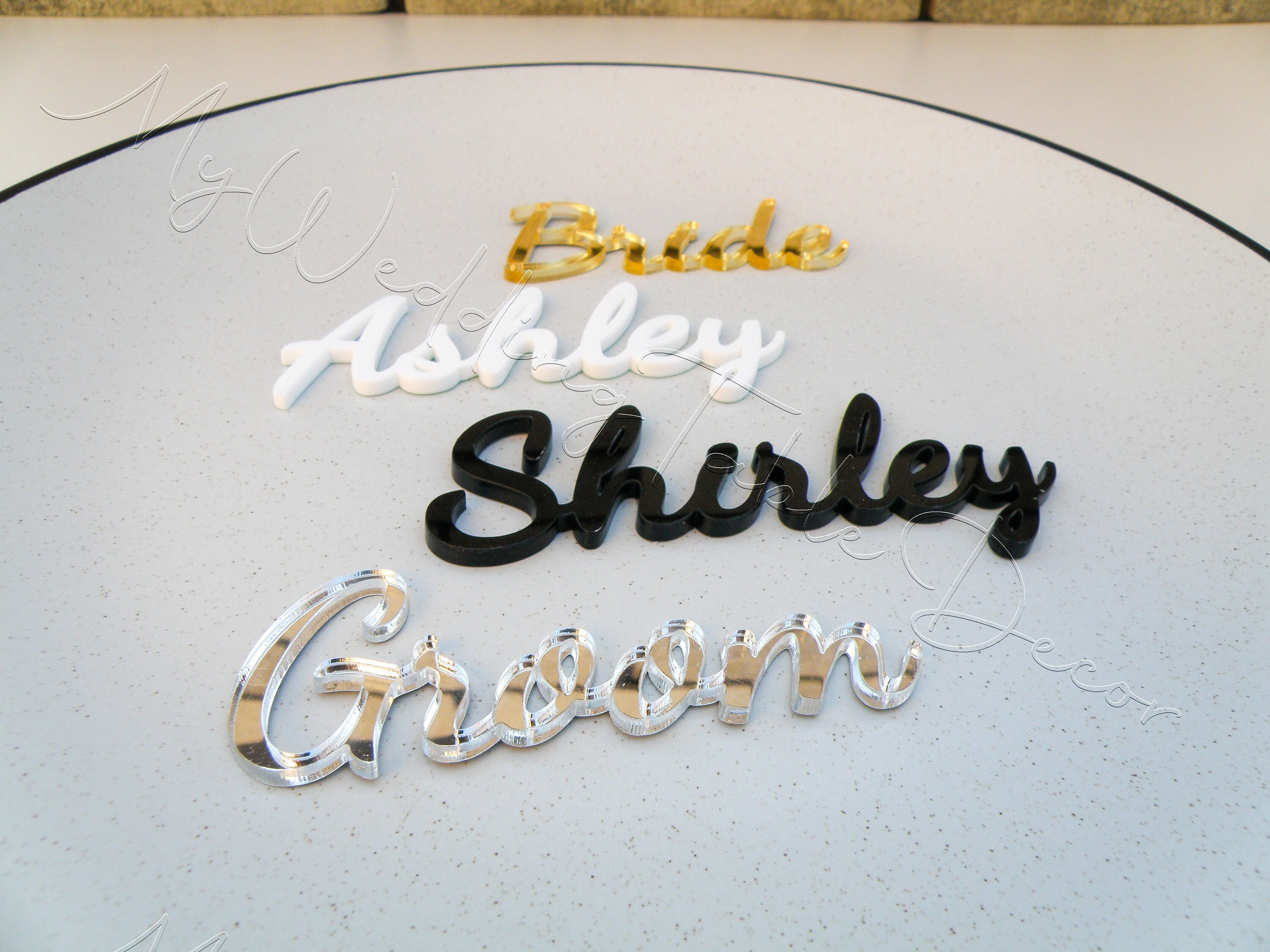 Laser Nameplates Party Name Cards Wedding Laser Cut Name - Etsy