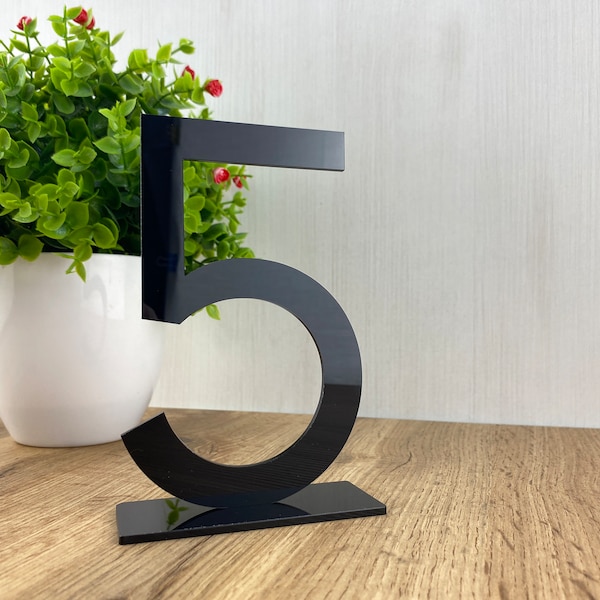 Black Table Numbers - Etsy