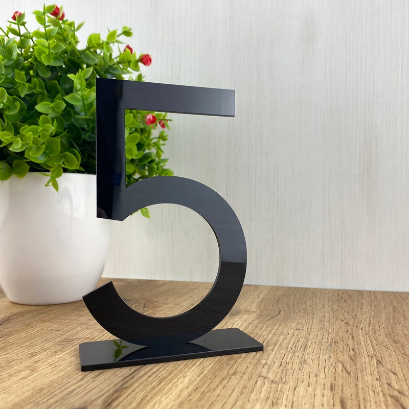 Black Table Numbers - Etsy