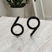 Stunning Elegant Black Table Numbers, Wedding Table Decoration ...