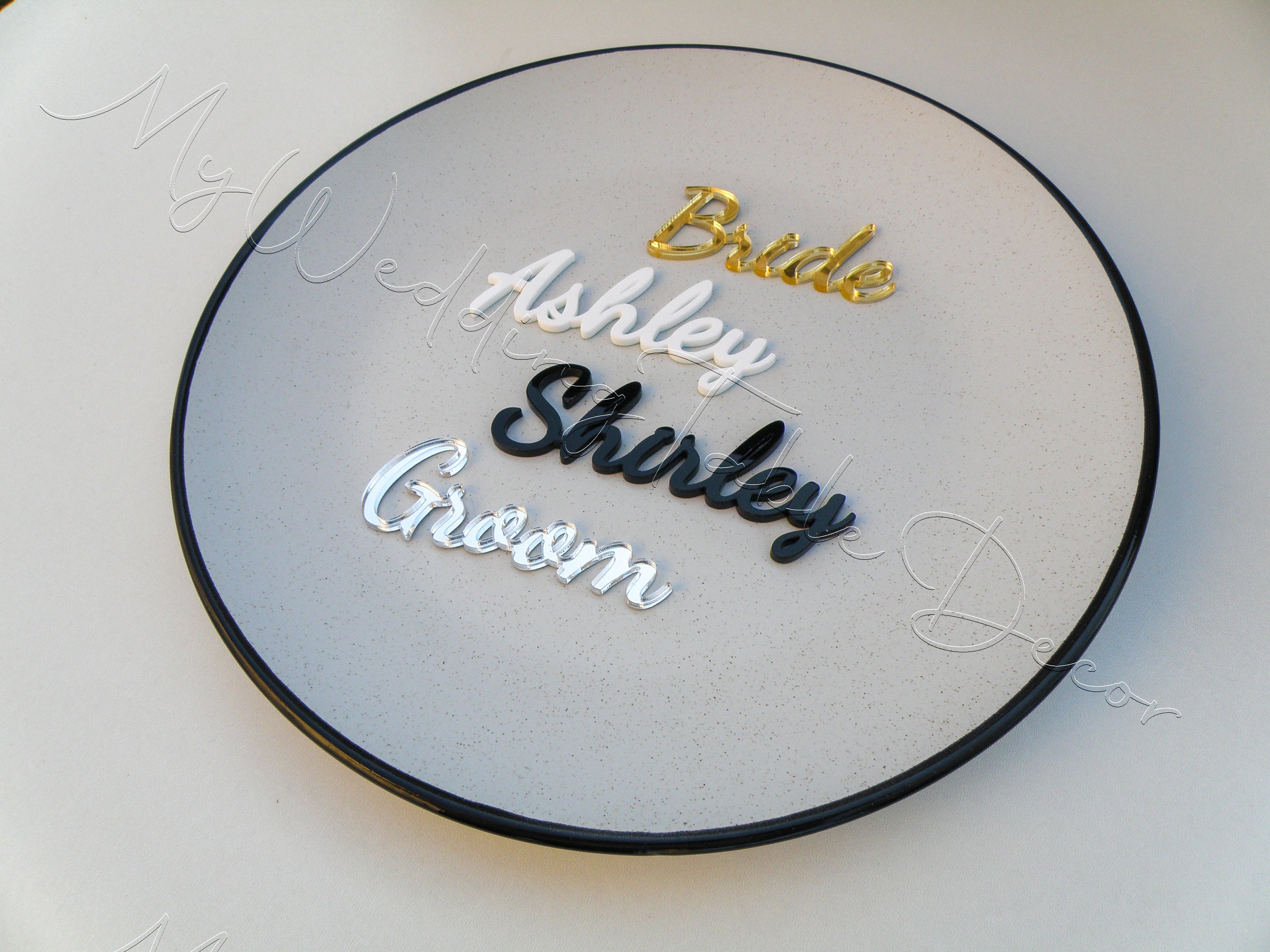 Laser Nameplates Party Name Cards Wedding Laser Cut Name - Etsy