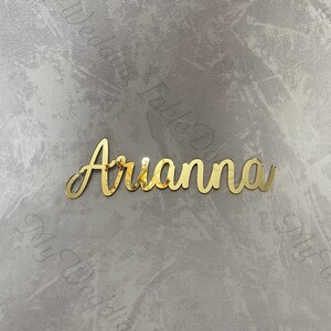 Gold Mirror Letters Gold Mirror Sign Golden Decoration - Etsy