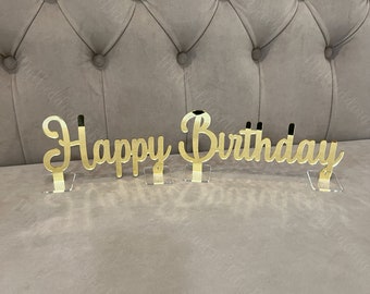 Happybirthday Table Sign - Etsy