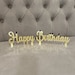 Freestanding Happy Birthday Sign Table Decoration, Happy Birthday Table ...