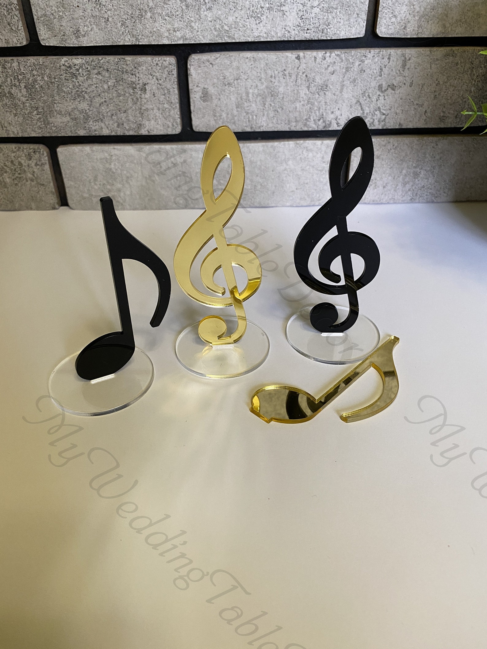 Set of Note and Treble Clef Ornament Signs Treble Clef Ornament Music ...