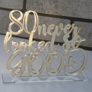 Freestanding Happy Birthday Sign Table Decoration, Happy Birthday Table ...