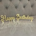 Happy Birthday Table Decoration Happy Birthday Table Sign - Etsy